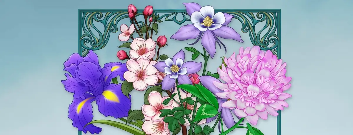 State Flowers Badge Collection: Week Three